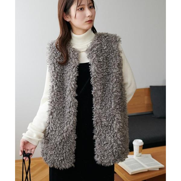 『タイムセール実施中』ZOZO問い合わせ番号:76946566ショップ:DISCOAT，ディスコートブランド:DISCOAT，ディスコート商品名:【WEB限定】プードルベストカテゴリ:トップス>ベストブランド品番:DCZ1052207...