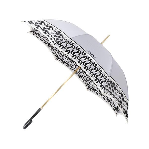 ZOZO問い合わせ番号:76946790ショップ:MOONBAT，ムーンバットブランド:FURLA，フルラ，MOONBAT，ムーンバット商品名:傘 長傘 耐風 日本製 ”アーチロゴボーダー”カテゴリ:ファッション雑貨>長傘ブランド品番...