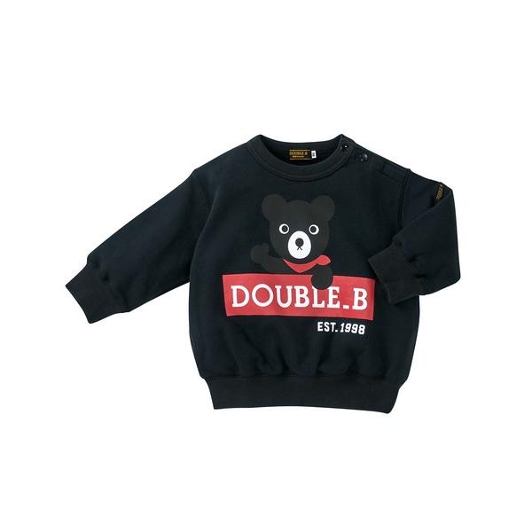『セール実施中』ZOZO問い合わせ番号:76948646ショップ:MIKI HOUSE，ミキハウスブランド:DOUBLE_B，ダブルビー商品名:サインボードベアトレーナーカテゴリ:トップス>スウェットブランド品番:60-5606-49...