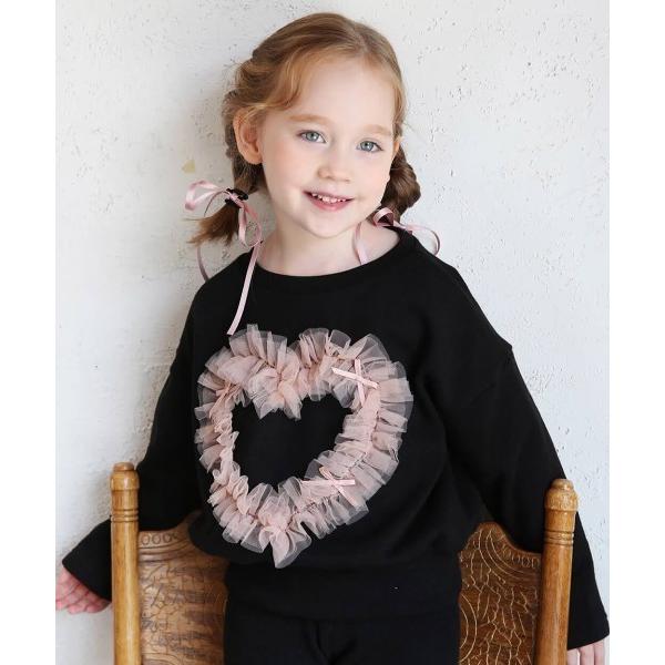 『タイムセール実施中』ZOZO問い合わせ番号:77081788ショップ:Rora，ローラブランド:Rora，ローラ商品名:ハートビート スウェットT / トレーナー チュール ハートカテゴリ:トップス>スウェットブランド品番:6301...