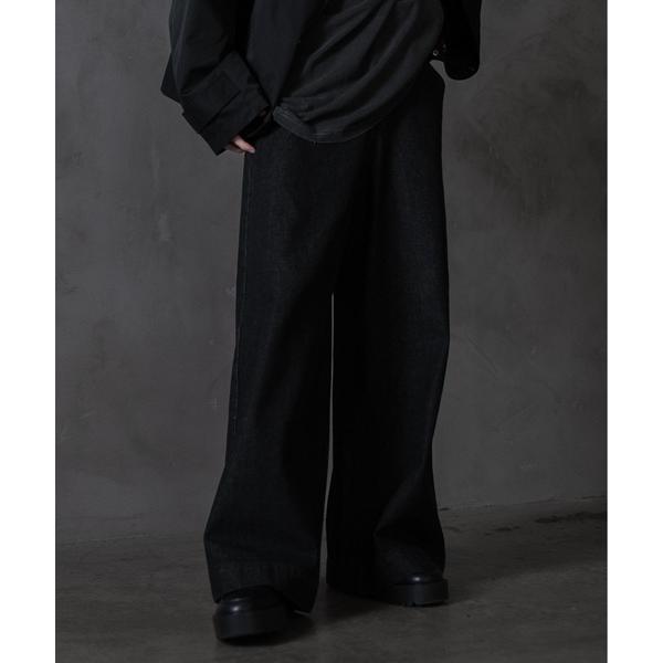 『セール実施中』ZOZO問い合わせ番号:77083012ショップ:INTER FACTORY，インターファクトリーブランド:sisa.，シサ商品名:Heavy ounce baggy denim/ヘビーオンスバギーデニムカテゴリ:パンツ&g...