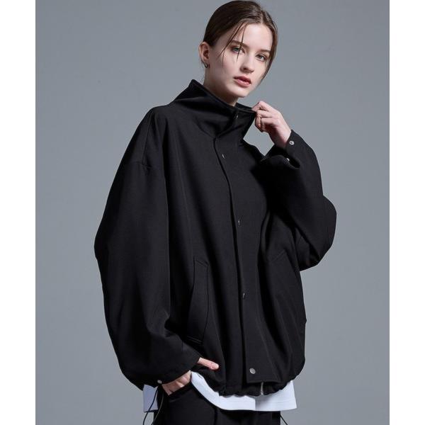 『タイムセール実施中』ZOZO問い合わせ番号:77116509ショップ:EMMA CLOTHES，エマ クローズブランド:Loose/ルース，ルース商品名:ドレープモード ハイネックスタンドモッズブルゾンカテゴリ:ジャケット/アウター&gt...