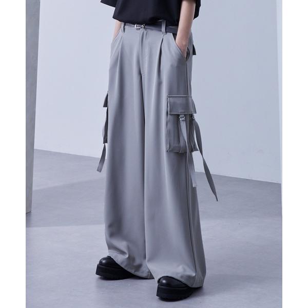 『タイムセール実施中』ZOZO問い合わせ番号:77116510ショップ:EMMA CLOTHES，エマ クローズブランド:Loose/ルース，ルース商品名:ドレープモード 2wayパラシュートカーゴパンツカテゴリ:パンツ>カーゴパンツ...