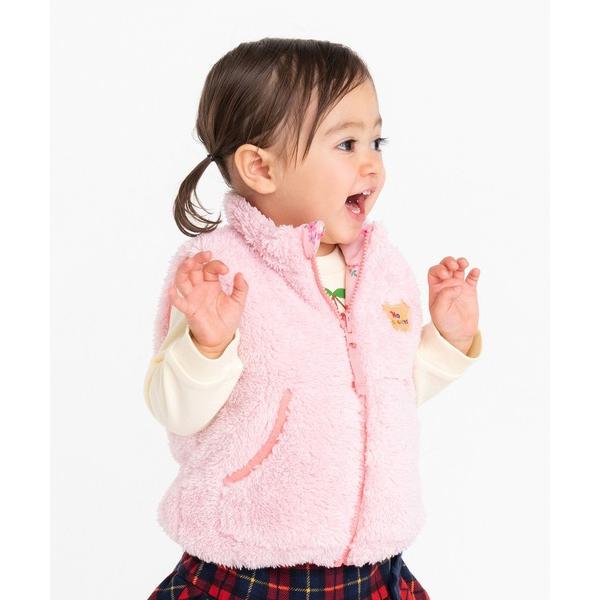 『セール実施中』ZOZO問い合わせ番号:77151386ショップ:MIKI HOUSE HOT BISCUITS，ミキハウスホットビスケッツブランド:HOT BISCUITS，ホットビスケッツ商品名:裏ボアフリース リバーシブル総柄ベストカ...