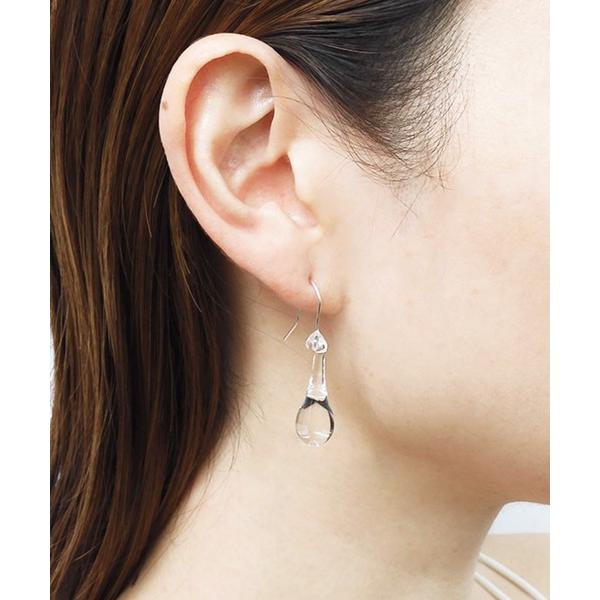 ※このアイテムは返品・交換対象外商品です。ZOZO問い合わせ番号:77151804ショップ:COMMON WARE，コモンウェアブランド:foun.，フォウン商品名:foun. フォウン：Dropping pierce　耐熱ガラス　Silv...