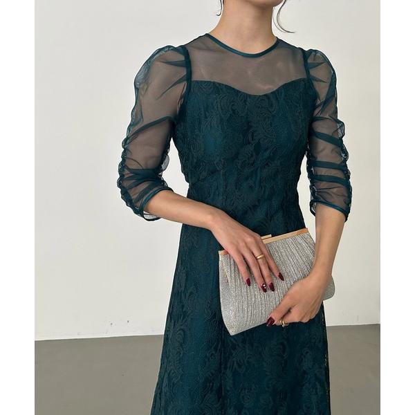 ZOZO問い合わせ番号:77152066ショップ:Dorry Doll，ドリードールブランド:Dorry Doll，ドリードール商品名:ギャザースリーブフレアドレスカテゴリ:ワンピース/ドレス>ドレスブランド品番:82652素材:レー...