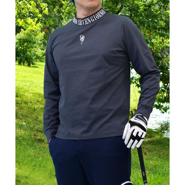 『タイムセール実施中』ZOZO問い合わせ番号:77252969ショップ:TopIsm，トップイズムブランド:GIORNO SEVEN，ジョルノセブン，TopIsm，トップイズム商品名:モックネックシャツ ゴルフウェア 長袖 高周波ロゴ ポロ...