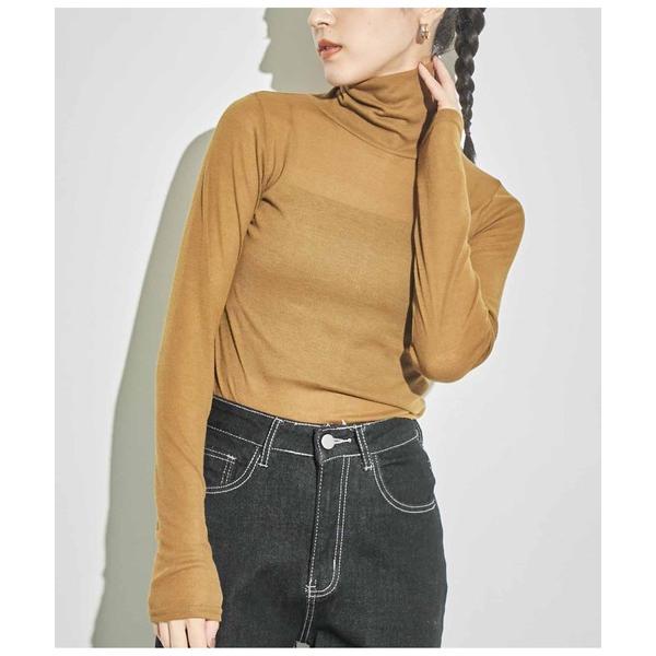 『タイムセール実施中』ZOZO問い合わせ番号:77290430ショップ:ANAP，アナップブランド:ANAP，アナップ商品名:バックアウトシームシアータートルネックトップスカテゴリ:トップス>Tシャツ/カットソーブランド品番:153-...