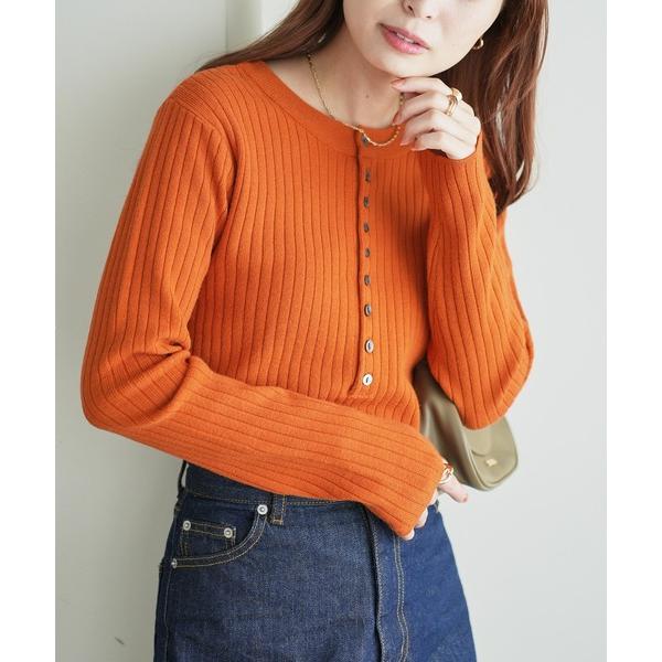 『タイムセール実施中』ZOZO問い合わせ番号:77294133ショップ:DISCOAT，ディスコートブランド:DISCOAT，ディスコート商品名:【WEB限定】リブ2WAY多釦プルオーバーカテゴリ:トップス>ニット/セーターブランド品...