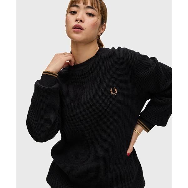 『セール実施中』ZOZO問い合わせ番号:77327094ショップ:FRED PERRY，フレッドペリーブランド:FRED PERRY，フレッドペリー商品名:Waffle Stitch Jumper／ワッフルステッチニットカテゴリ:トップス&...