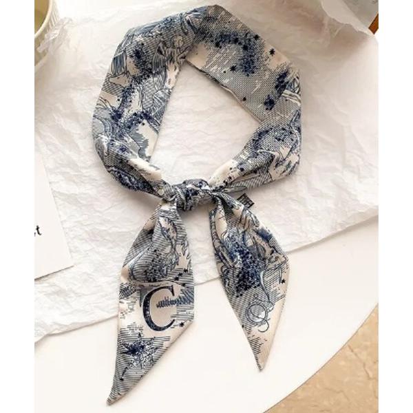 ZOZO問い合わせ番号:77423682ショップ:Mayree，メイリーブランド:Mayree，メイリー商品名:【float】イニシャル デザイン スカーフリボンカテゴリ:財布/小物>バンダナ/スカーフブランド品番:TK-16195/...
