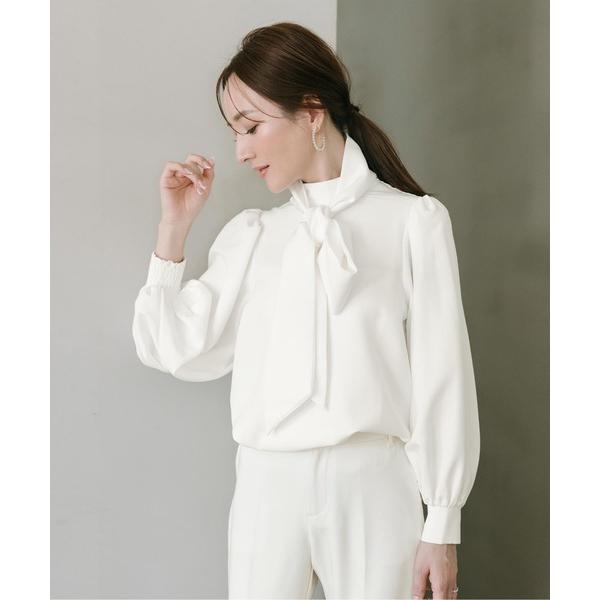 『タイムセール実施中』ZOZO問い合わせ番号:77458936ショップ:ur's，ユアーズブランド:ur's，ユアーズ商品名:2wayボリュームスリーブボウタイブラウスカテゴリ:トップス>シャツ/ブラウスブランド品番:BCXU1500...