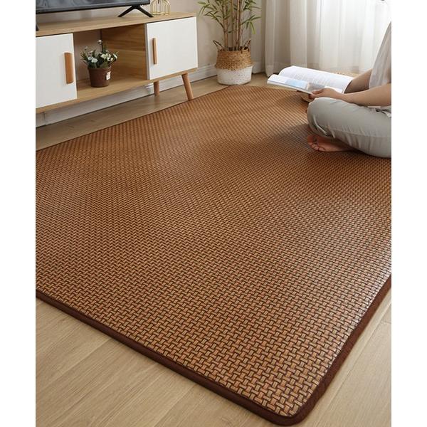 『タイムセール実施中』ZOZO問い合わせ番号:77496231ショップ:aimoha，アイモハブランド:aimoha，アイモハ商品名:aimoha home 夏 ござ 籐 ラタン ラグ 長方形 80x180cmカテゴリ:インテリア>ラ...