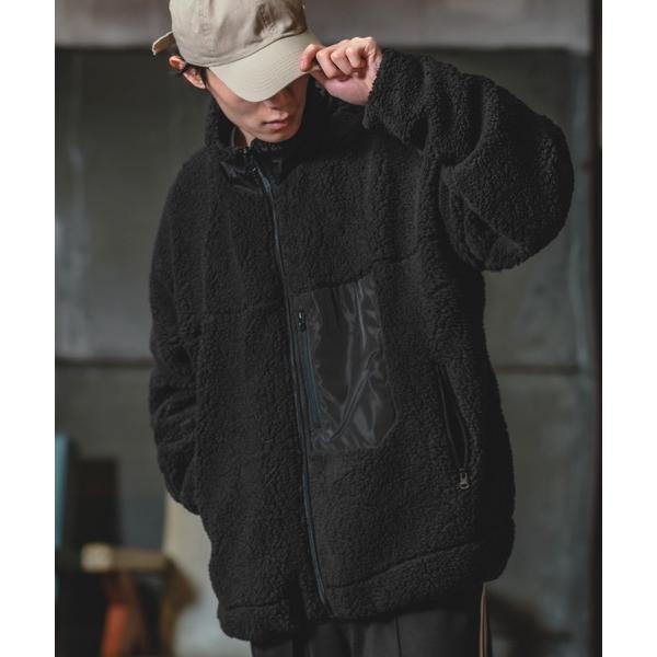 『タイムセール実施中』ZOZO問い合わせ番号:77497175ショップ:improves，インプローブスブランド:improves，インプローブス商品名:【UAU】ボア アウトドア スタンド ジップブルゾンカテゴリ:ジャケット/アウター&g...