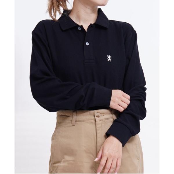 ZOZO問い合わせ番号:77497684ショップ:EGOIST，エゴイストブランド:GIORDANO，ジョルダーノ商品名:[ GIORDANO ] スモールライオン刺繍ドライストレッチ長袖ポロシャツカテゴリ:トップス>ポロシャツブラン...