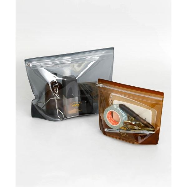 ZOZO問い合わせ番号:77498955ショップ:HIGHTIDE，ハイタイドブランド:nahe，ネーエ，HIGHTIDE，ハイタイド商品名:nahe ネーエ ガセットポーチ スクエア クリア Lカテゴリ:財布/小物>ポーチブランド品...