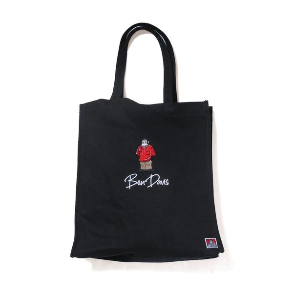 ZOZO問い合わせ番号:77531298ショップ:BENCH AT THE GREENE，ベンチアットザグリーンブランド:BEN DAVIS，ベンデイビス商品名:【BEN DAVIS】刺繍トートバッグカテゴリ:バッグ>トートバッグブラ...