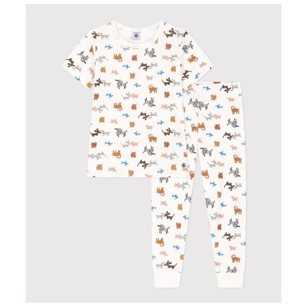 『セール実施中』ZOZO問い合わせ番号:77561417ショップ:PETIT BATEAU，プチバトーブランド:PETIT BATEAU，プチバトー商品名:半袖長ズボンパジャマカテゴリ:ルームウェア>ルームウェア/パジャマブランド品番...