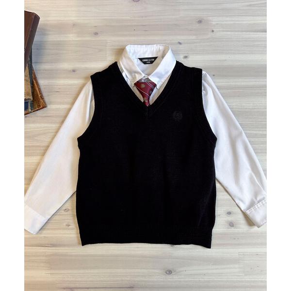 『タイムセール実施中』ZOZO問い合わせ番号:77562666ショップ:COMME CA ISM，コムサイズムブランド:COMME CA ISM，コムサイズム商品名:ベーシック　ニット　ベスト(100-130cm)カテゴリ:トップス>...