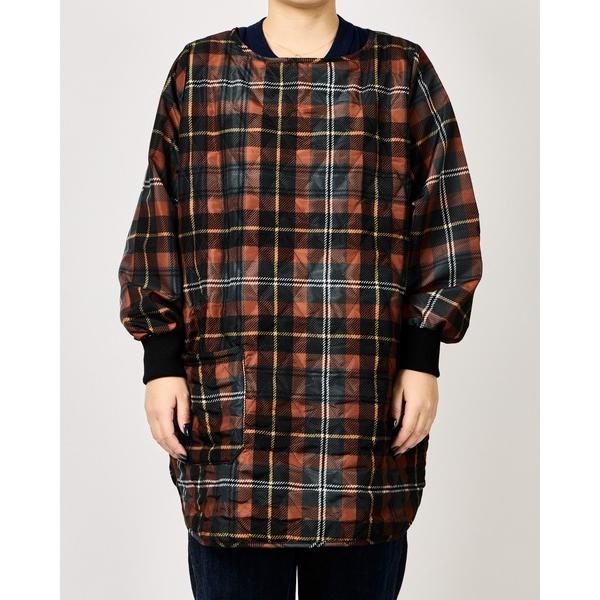 ZOZO問い合わせ番号:77562960ショップ:salle de bal，サルデバルブランド:salle de bal，サルデバル商品名:WARM ＆ COZY / ウォームアンドコージー キルト 裏ボア かっぽう着 kilt KAPPO...