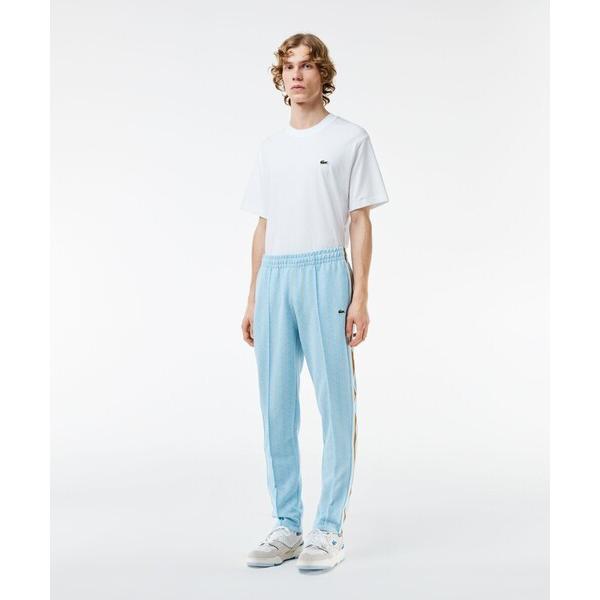 ZOZO問い合わせ番号:77594590ショップ:LACOSTE，ラコステブランド:LACOSTE，ラコステ商品名:サイドテーピングモノグラムジャカードトラックパンツカテゴリ:パンツ>スウェットパンツブランド品番:XH1440-10素...