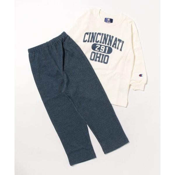 『タイムセール実施中』ZOZO問い合わせ番号:77602799ショップ:GUNZE，グンゼブランド:Champion，チャンピオン商品名:Champion/チャンピオン　キッズ　ルームウェア　セットアップ　長袖長パンツ　あったか　ダンボール...