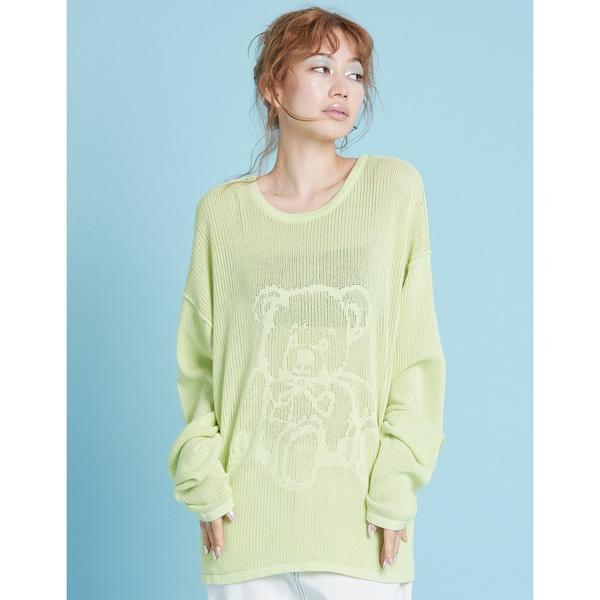 『タイムセール実施中』ZOZO問い合わせ番号:77637468ショップ:MaG.，マグブランド:Little sunny bite，リトルサニーバイト，Mag.，マグ商品名:【Little sunny bite 】Bear knit top...