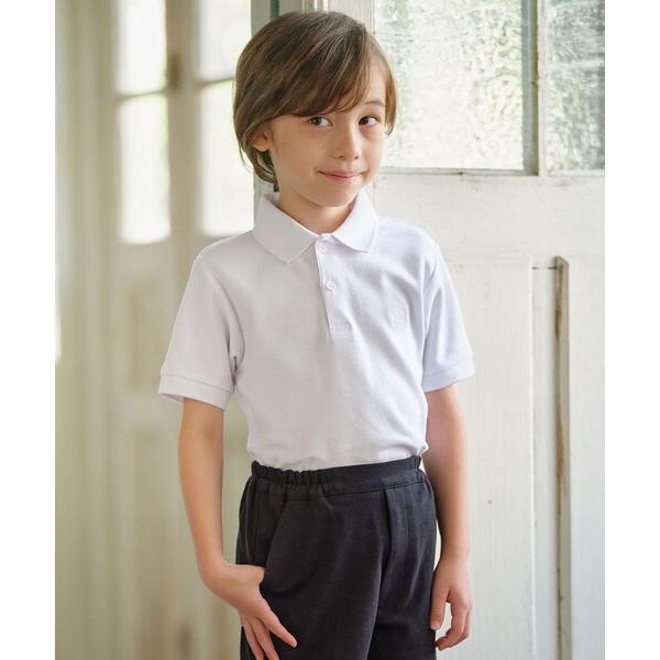 ZOZO問い合わせ番号:77672727ショップ:J.PRESS，ジェイプレスブランド:J.PRESS，ジェイプレス商品名:【100-130cm】40/2鹿の子 半袖 ポロシャツカテゴリ:トップス>ポロシャツブランド品番:PLJPSA...