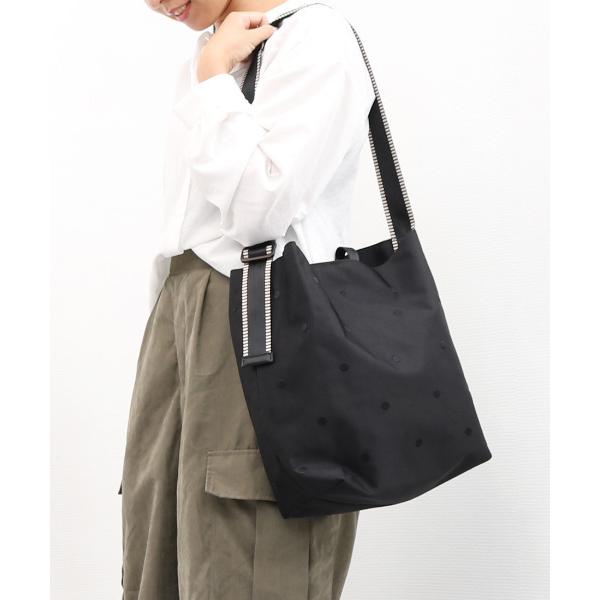 ZOZO問い合わせ番号:77673206ショップ:UNBILLION，アンビリオンブランド:cache cache，カシュ カシュ商品名:カシュカシュ cachecache / ドット刺繍ナイロン2wayショルダーカテゴリ:バッグ>シ...
