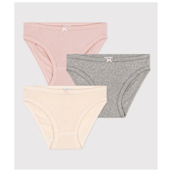 『セール実施中』※このアイテムは返品・交換対象外商品です。ZOZO問い合わせ番号:77706431ショップ:PETIT BATEAU，プチバトーブランド:PETIT BATEAU，プチバトー商品名:針抜きショーツ３枚組カテゴリ:アンダーウェ...