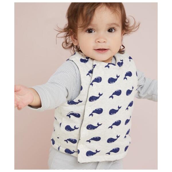 ZOZO問い合わせ番号:77706435ショップ:PETIT BATEAU，プチバトーブランド:PETIT BATEAU，プチバトー商品名:プリントベストカテゴリ:トップス>ベストブランド品番:A086F素材:身生地 / 裏地コットン...