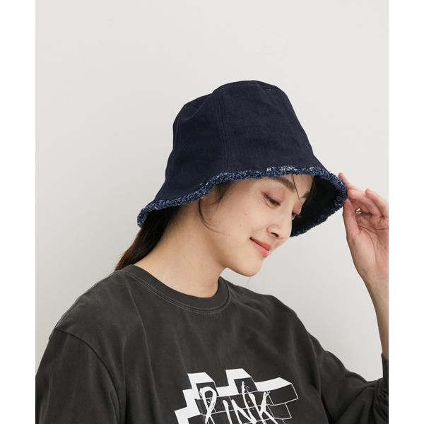 ZOZO問い合わせ番号:77707369ショップ:ADAM ET ROPE'，アダムエロペブランド:LE CERCLE par rope'，ルセルクルパーロペ商品名:デニムフリンジハットカテゴリ:帽子>ハットブランド品番:2023-B...