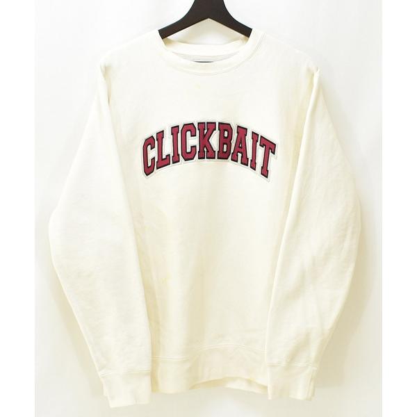 ZOZO問い合わせ番号:77772950ショップ:LABORATORY R，ラボラトリーアールブランド:VINTAGE，ヴィンテージ，LABORATORY R，ラボラトリーアール商品名:【ヴィンテージ古着】”CLICKBAIT” クルーネッ...