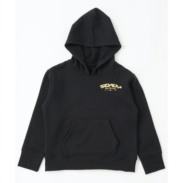 『タイムセール実施中』ZOZO問い合わせ番号:77807217ショップ:OP/RUSTY，オーピー/ラスティーブランド:SEVEN2，セブンツー商品名:【SEVEN2】キッズ裏起毛スウェットパーカー　バックプリントプルオーバーカテゴリ:トッ...