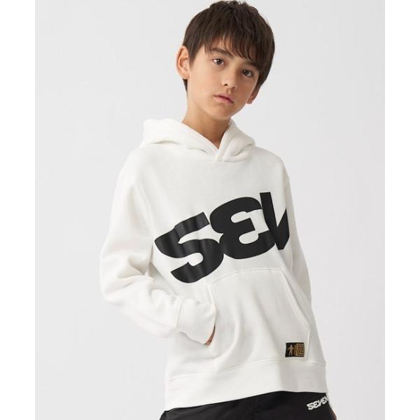 『タイムセール実施中』ZOZO問い合わせ番号:77807218ショップ:OP/RUSTY，オーピー/ラスティーブランド:SEVEN2，セブンツー商品名:【SEVEN2】キッズ裏起毛スウェットパーカー　プリントプルオーバー　バックプリントカテ...