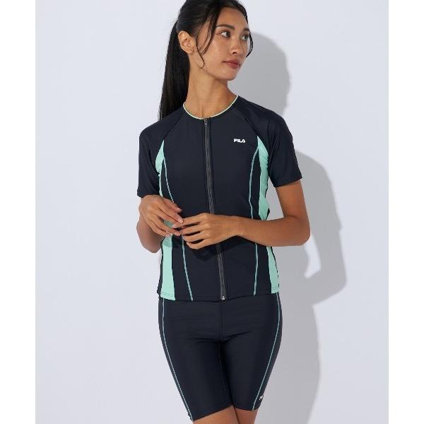 『タイムセール実施中』※このアイテムは返品・交換対象外商品です。ZOZO問い合わせ番号:77807241ショップ:OP/RUSTY，オーピー/ラスティーブランド:FILA，フィラ商品名:【FILA:フィラ】レディース配色袖付フルジップセパレ...