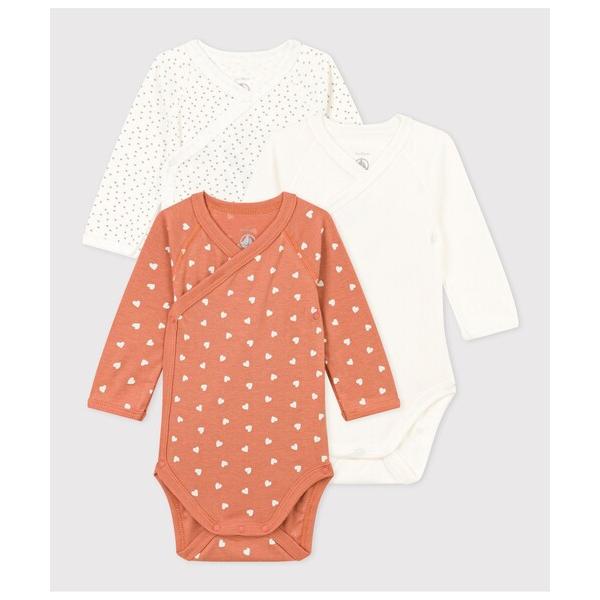 『セール実施中』※このアイテムは返品・交換対象外商品です。ZOZO問い合わせ番号:77839506ショップ:PETIT BATEAU，プチバトーブランド:PETIT BATEAU，プチバトー商品名:長袖あわせボディ３枚組カテゴリ:ママ＆ベビ...