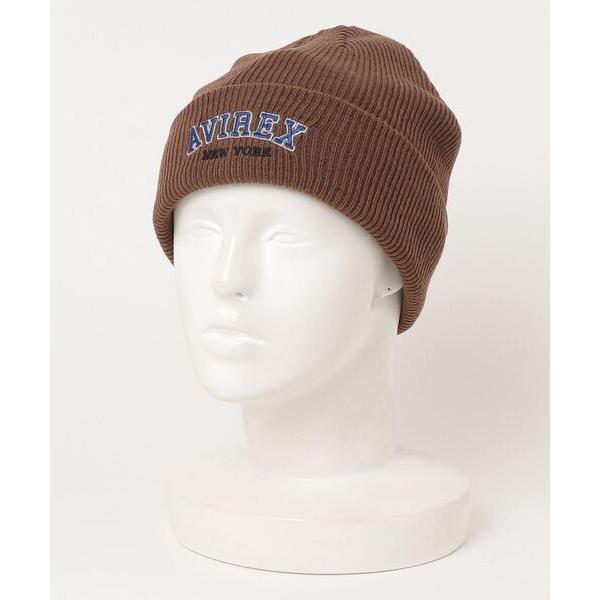 ZOZO問い合わせ番号:77839952ショップ:AVIREX WOMAN，アヴィレックス ウーマンブランド:AVIREX，アヴィレックス商品名:LOGO WATCH CAP / ロゴ ワッチ キャップ / ビーニー / AVIREX / ...