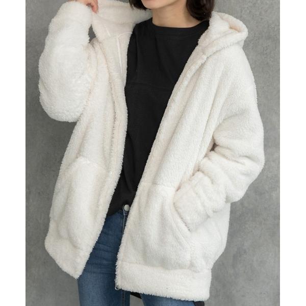 『タイムセール実施中』ZOZO問い合わせ番号:77844115ショップ:improves，インプローブスブランド:ad thie，アドティエ商品名:ボアフード ジップ パーカーカテゴリ:ジャケット/アウター>ブルゾンブランド品番:11...