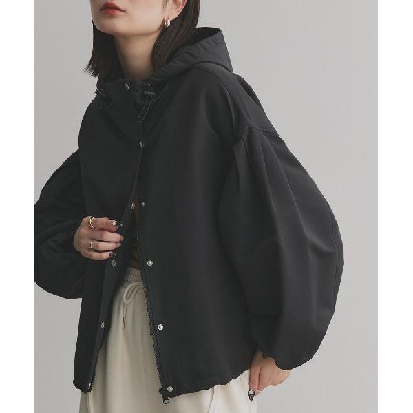 『タイムセール実施中』ZOZO問い合わせ番号:77844130ショップ:improves，インプローブスブランド:ad thie，アドティエ商品名:バルーンスリーブ ショート丈マウンテンパーカーカテゴリ:ジャケット/アウター>マウンテ...