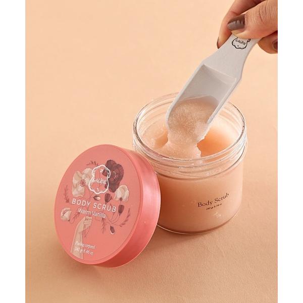 ※このアイテムは返品・交換対象外商品です。コスメ商品ZOZO問い合わせ番号:77878964ショップ:Laline，ラリンブランド:Laline，ラリン商品名:ボディスクラブ ウォームバニラ(限定)240gカテゴリ:ボディ・ヘアケア>...
