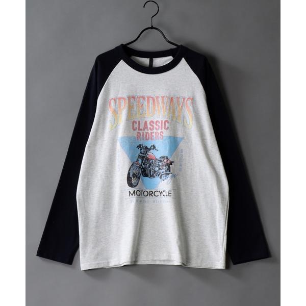 『タイムセール実施中』ZOZO問い合わせ番号:77911632ショップ:SITRY，シトリーブランド:SITRY，シトリー商品名:Big silhouette Heavy weight vintage print raglan T-shir...