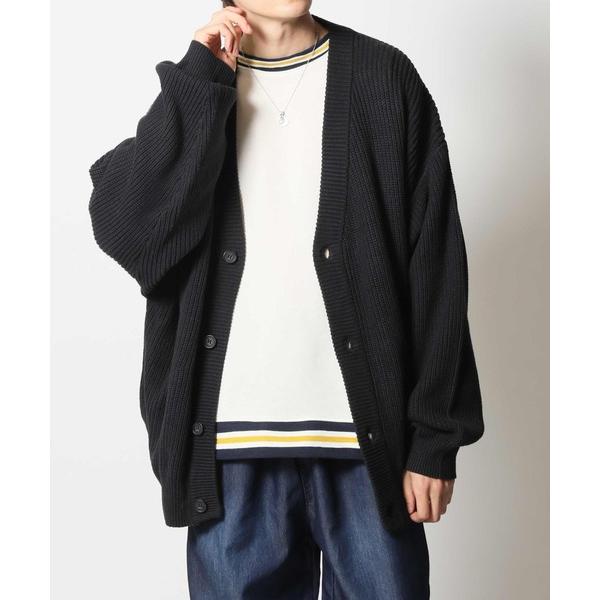 『タイムセール実施中』ZOZO問い合わせ番号:77946705ショップ:ARCADE，アーケードブランド:ARCADE，アーケード商品名:バルキー畦編み ざっくり オーバーシルエット ルーズ カーディガンカテゴリ:トップス>カーディガ...