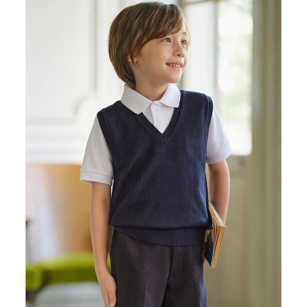 ZOZO問い合わせ番号:77950316ショップ:J.PRESS，ジェイプレスブランド:J.PRESS，ジェイプレス商品名:【100-130cm】A/C ニット ベストカテゴリ:トップス>ベストブランド品番:VRJPSW0550素材:...