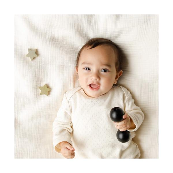 ※このアイテムは返品・交換対象外商品です。ZOZO問い合わせ番号:77985393ショップ:10mois，ディモワブランド:10mois，ディモワ商品名:10mois ダンベルベル　3Kカテゴリ:ママ＆ベビー>その他ベビー用品ブランド...