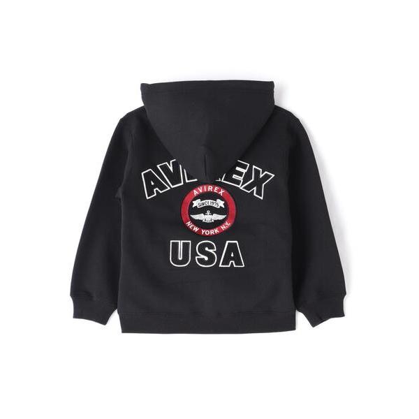 ZOZO問い合わせ番号:78019458ショップ:AVIREX WOMAN，アヴィレックス ウーマンブランド:AVIREX，アヴィレックス商品名:【KIDS】VARSITY SWEAT PARKA/バーシティスウェットパーカーカテゴリ:トッ...