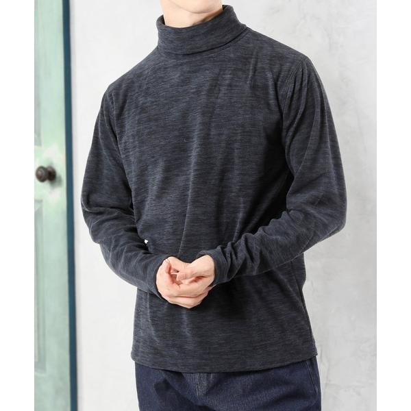 『タイムセール実施中』ZOZO問い合わせ番号:78019989ショップ:TopIsm，トップイズムブランド:TopIsm，トップイズム商品名:カチオン染めフリースタートルネックカットソーカテゴリ:トップス>ニット/セーターブランド品番...