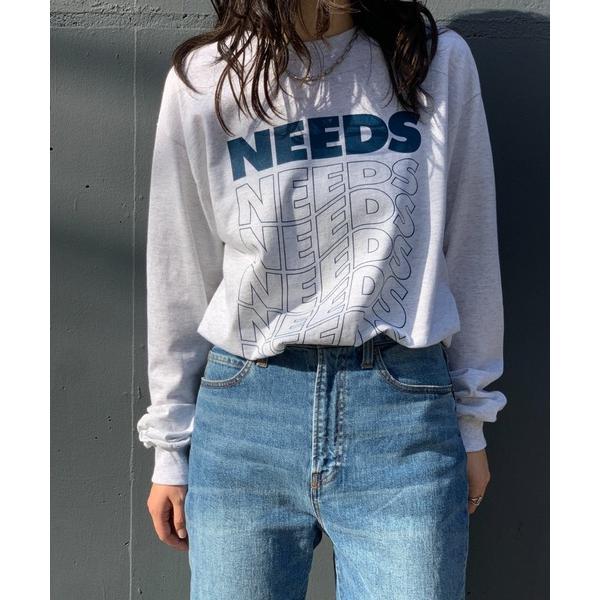 ZOZO問い合わせ番号:78022663ショップ:Bonjour Sagan，ボンジュールサガンブランド:mi via loca，ミヴィアロカ商品名:GILDAN NEEDS　ロゴロンTシャツ 【MVL009】カテゴリ:トップス>Tシ...