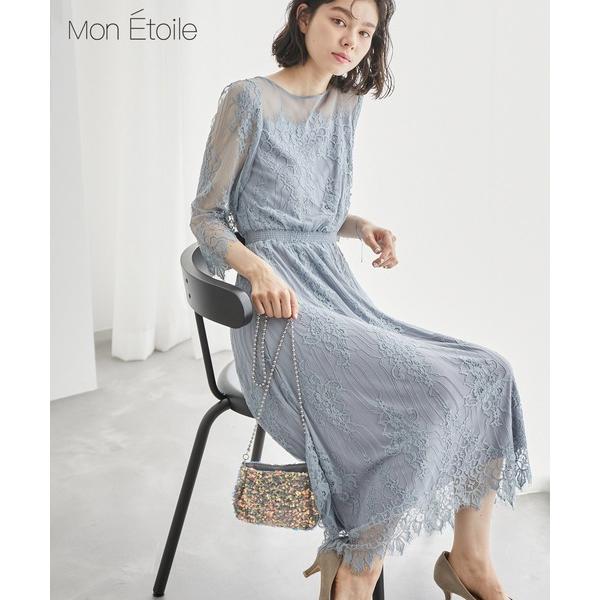 『セール実施中』ZOZO問い合わせ番号:78023740ショップ:ROPE' PICNIC，ロぺピクニックブランド:ROPE' PICNIC，ロペピクニック商品名:【Mon E’toile/モンエトワール】【結婚式にも】レースDRESSカテ...