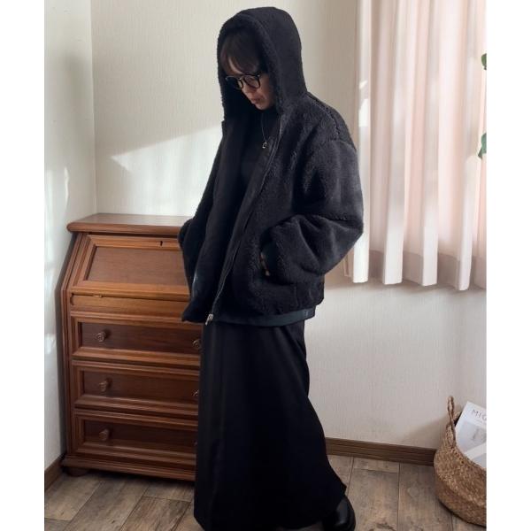 『タイムセール実施中』ZOZO問い合わせ番号:78085863ショップ:Ritzy，リッツィーブランド:Ritzy，リッツィー商品名:2way リバーシブル フードボアブルゾンカテゴリ:ジャケット/アウター>ブルゾンブランド品番:RT...